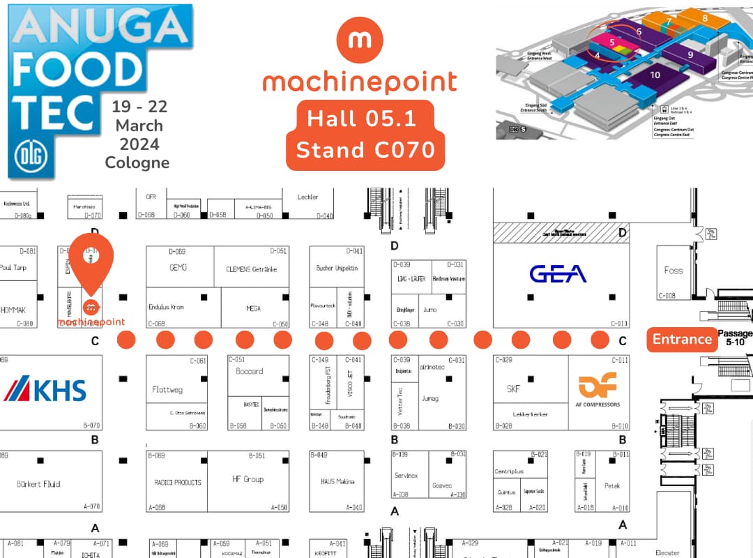 MachinePoint at Anuga Food Tec 2024 — MachinePoint Blog