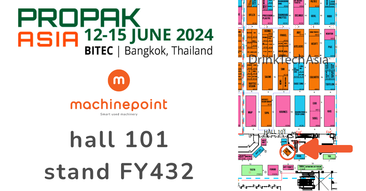 MachinePoint estará en Propak Asia 2024 en Tailandia